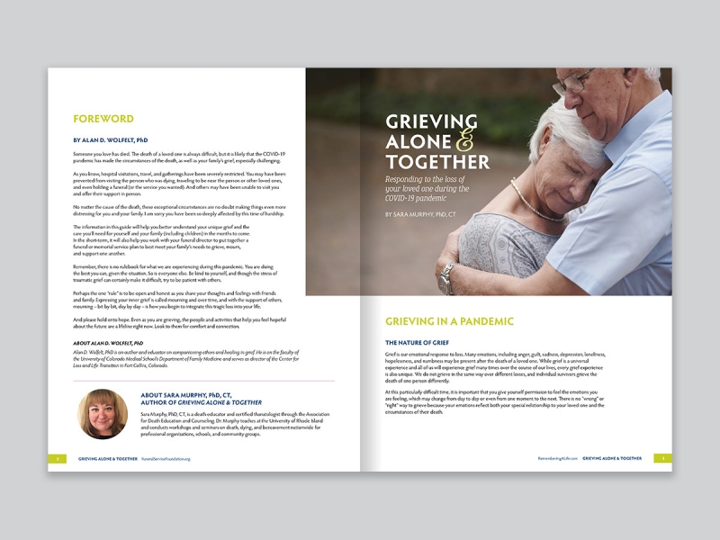 Grieving Alone & Together Booklet - Funeral Service Foundation