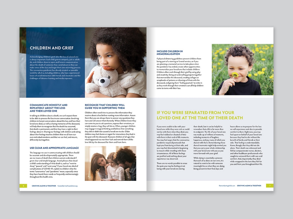 Grieving Alone & Together Booklet - Funeral Service Foundation