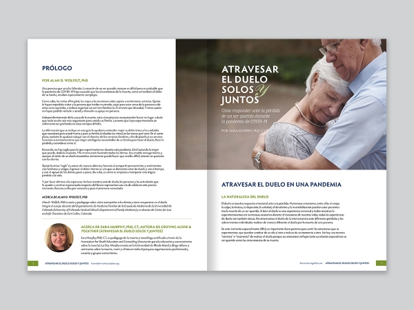 Grieving Alone & Together Booklet (Spanish) - Funeral Service Foundation